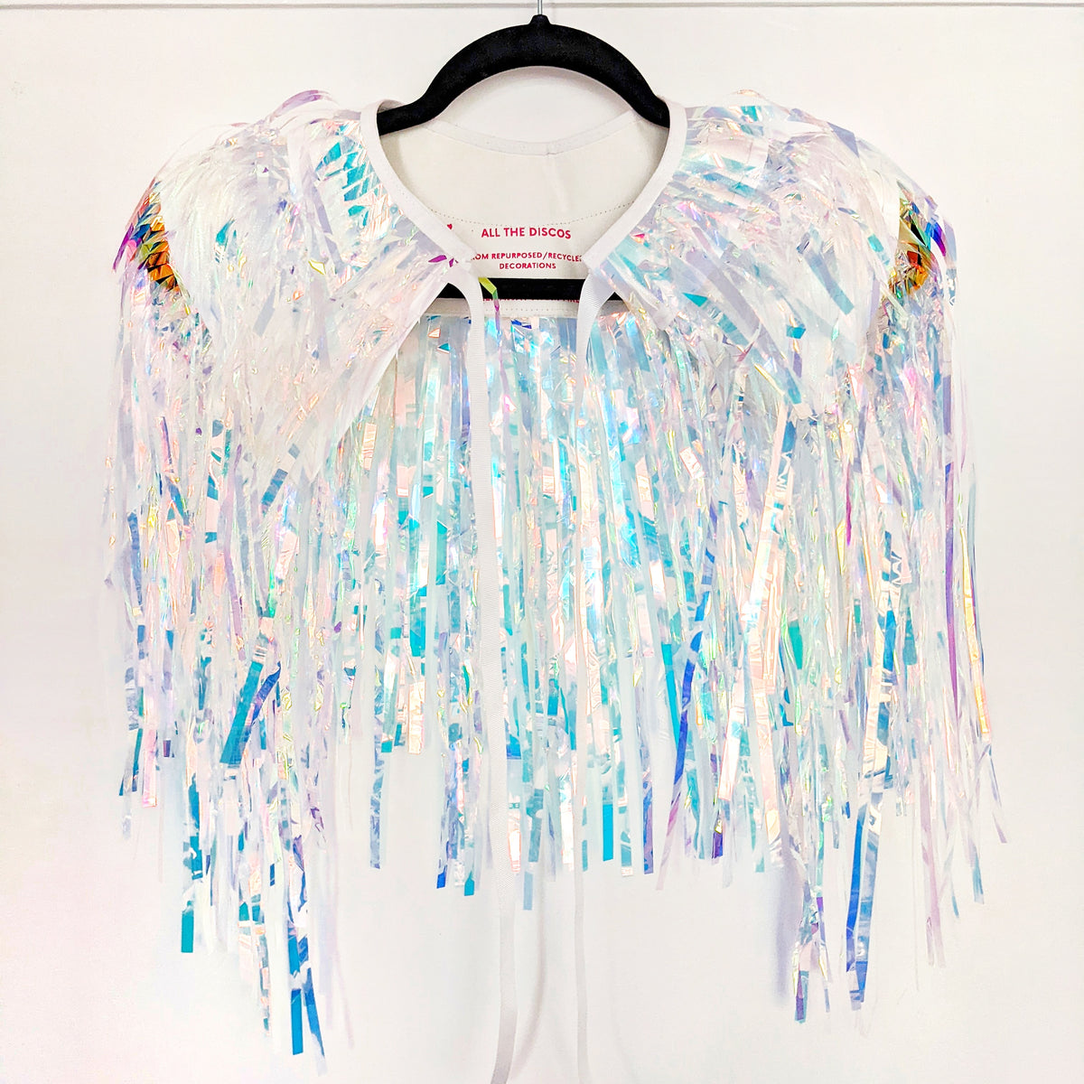 Mermaid Iridescent Disco Party Cape